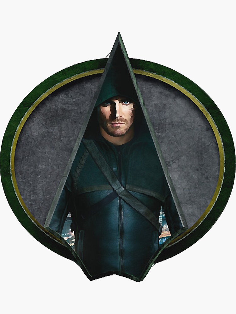 "Green Arrow Symbol " Sticker for Sale by stephaniealvar | Redbubble