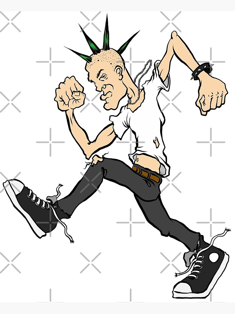"SLAM DANCE PUNK" Art Print by markramm | Redbubble