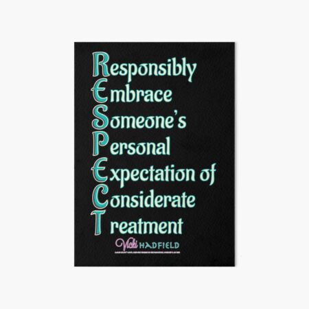 "RESPECT acronym : #ResurrectRespect Quote - jade cream colours ~ Vicki ...