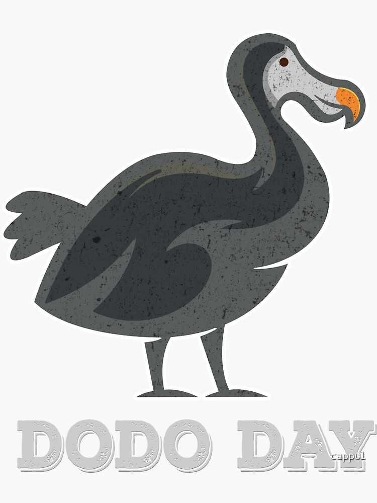 "Dodo Bird - Funny Dodo" Sticker for Sale by cappu1 | Redbubble