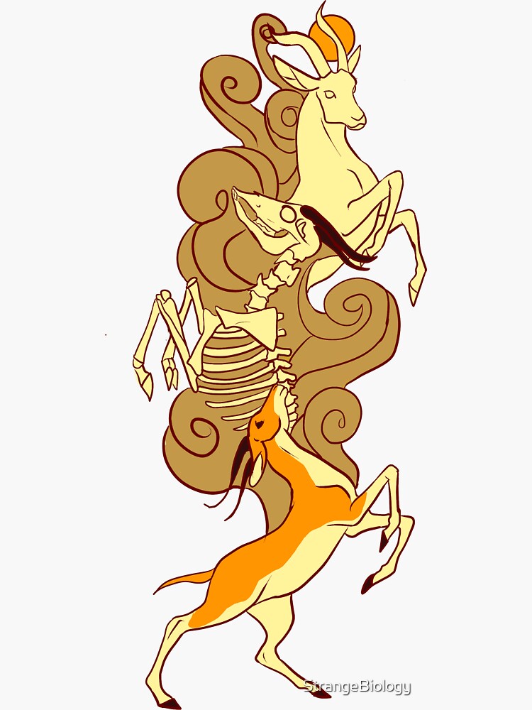 "Resurrect" Sticker for Sale by StrangeBiology | Redbubble