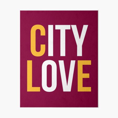 "CLE Love" Art Board Print for Sale by kjanedesigns | Redbubble