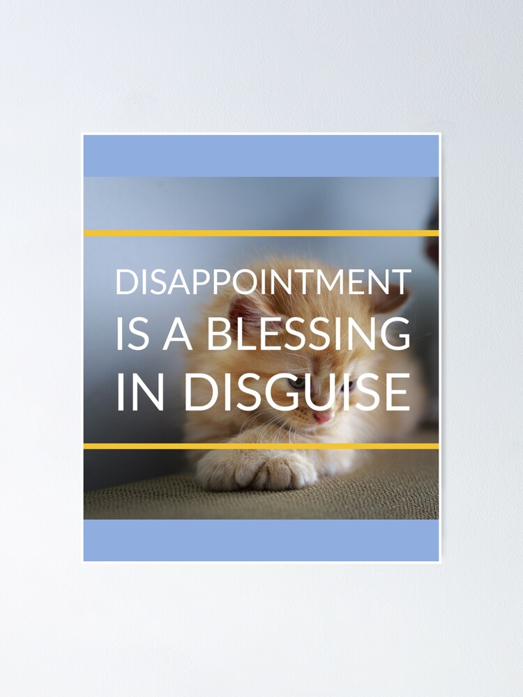 "Disappointment is" Poster for Sale by Sansiri | Redbubble
