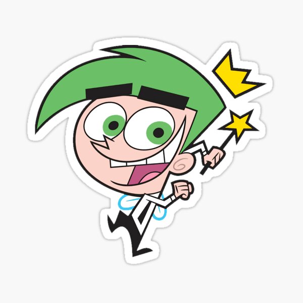 "timmy turner" Sticker for Sale by conorkuphal | Redbubble