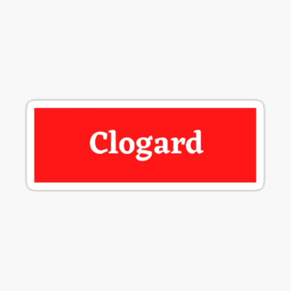 "Clogard" Sticker by CreativeLogs | Redbubble