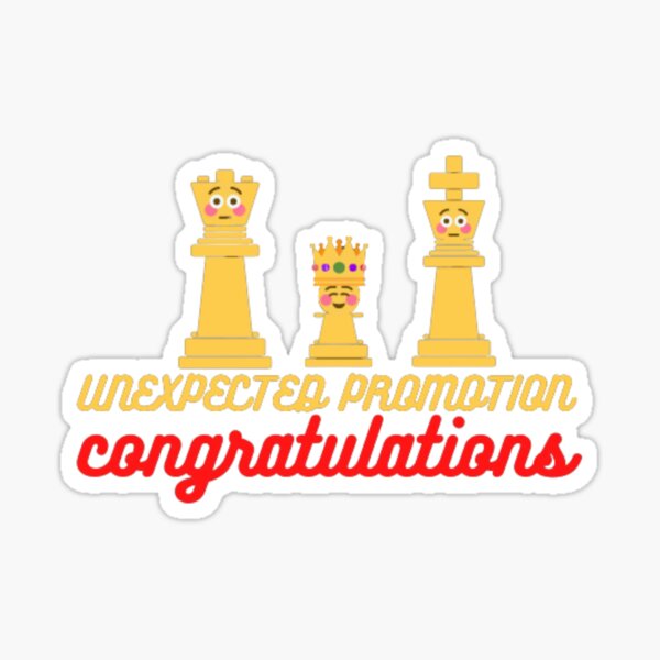 "Pawn Promotion" Sticker for Sale by MHIMIDAN | Redbubble