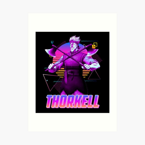"Thorkell the Tall - Retro Art" Art Print for Sale by LahcenBamouh ...