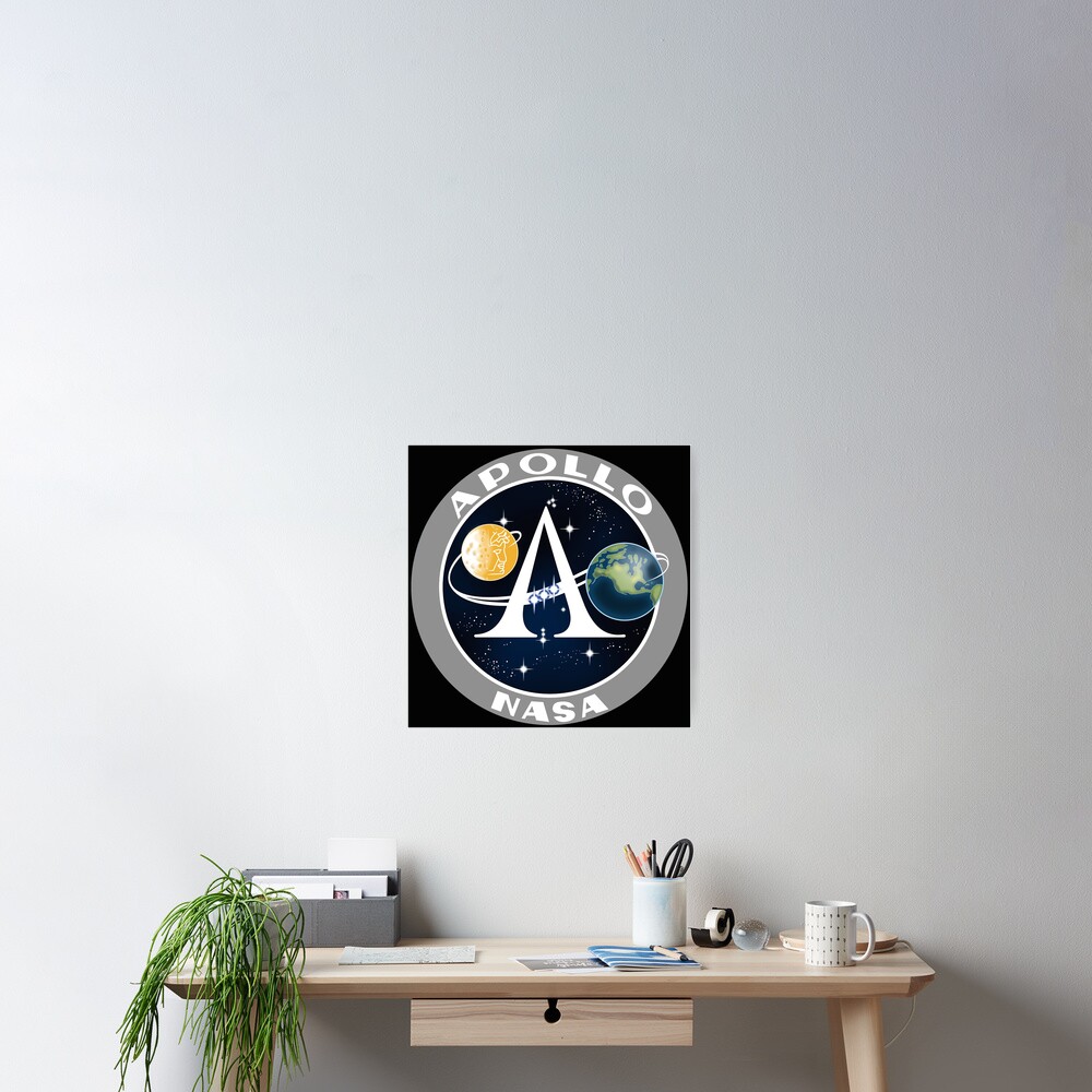 "NASA's Apollo Program Logo." Poster for Sale by BeyondEarth | Redbubble