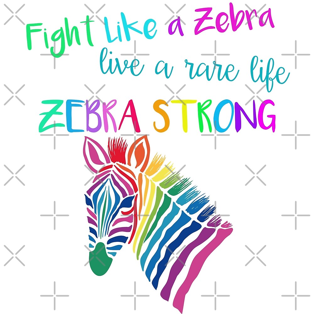 "Zebra Strong Zebra" by Nisa Katz | Redbubble
