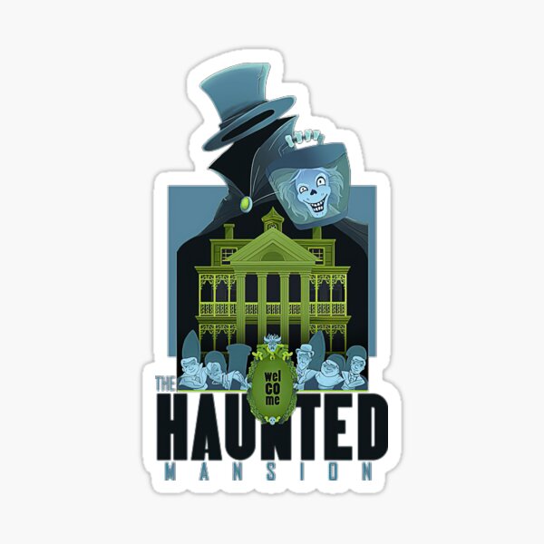 "Copy of Haunted Mansion" Sticker for Sale by Haunteddd325 | Redbubble