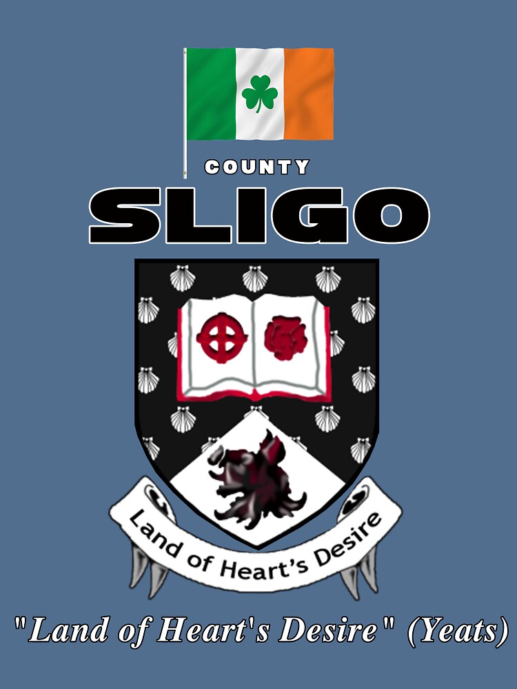 "COUNTY SLIGO IRELAND - OFFICIAL CREST" Lightweight Sweatshirt for Sale ...