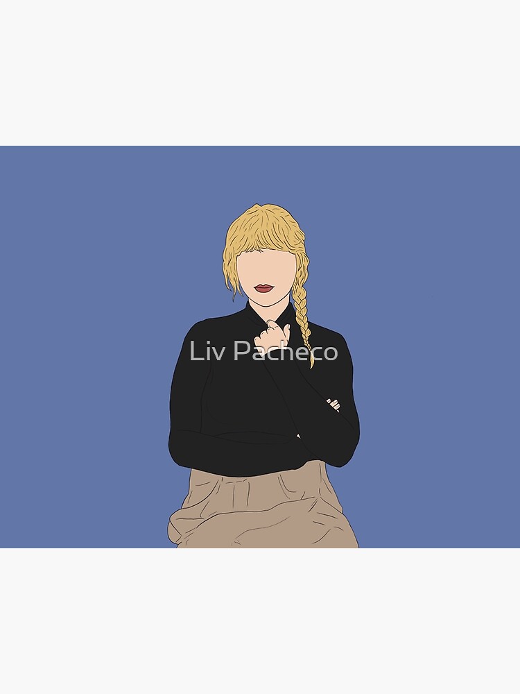 "Taylor Swift evermore photoshoot art line drawing" Poster for Sale by ...