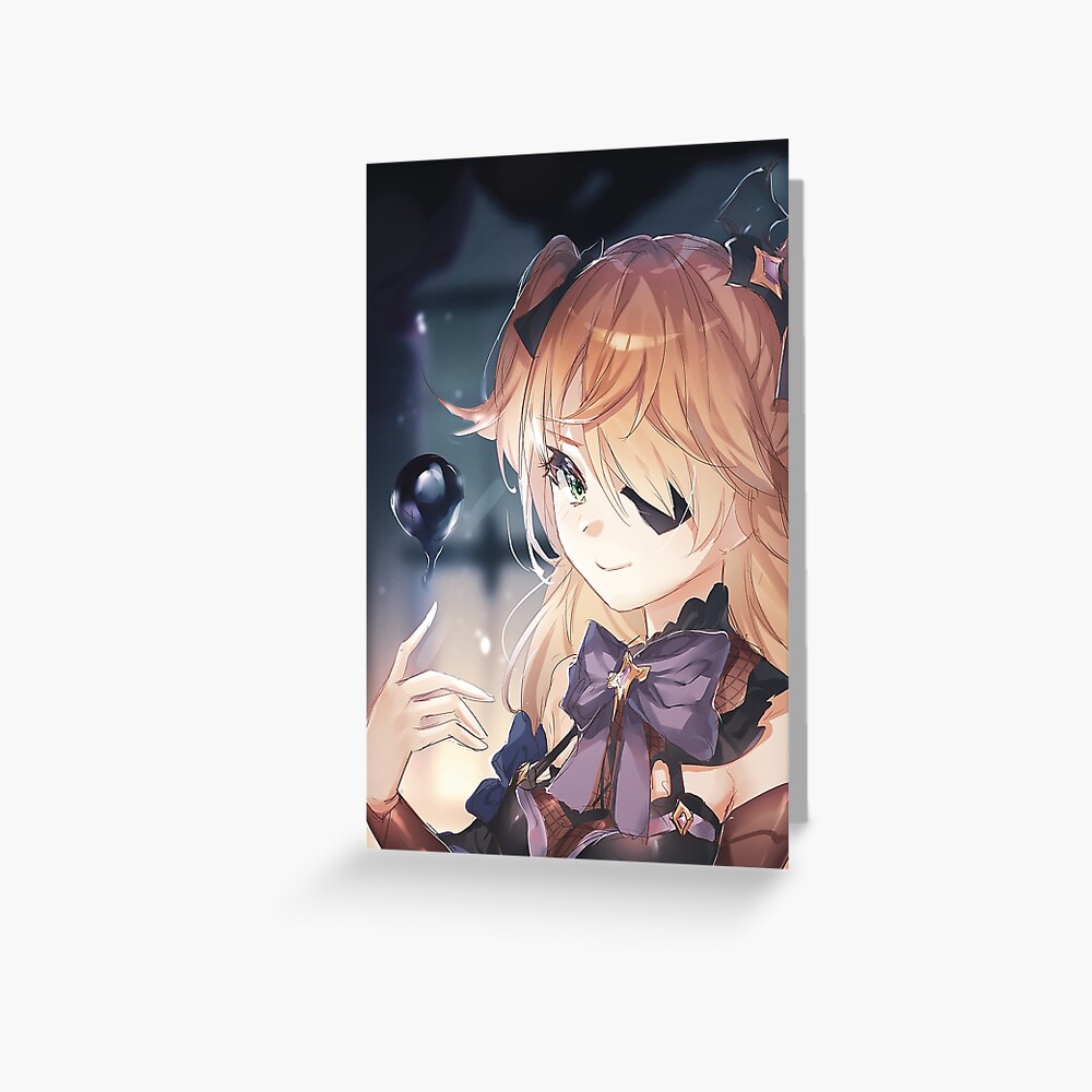 "Genshin Impact Fischl " Greeting Card by tamikabee | Redbubble
