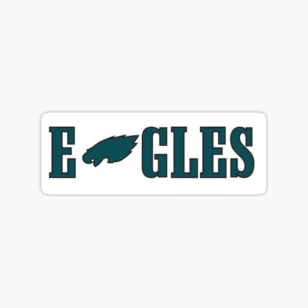 "Eagles" Sticker for Sale by SmpleGphicFinds | Redbubble