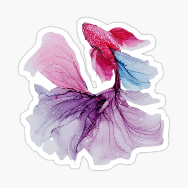 "Princess fish A03" Sticker by kayokine | Redbubble