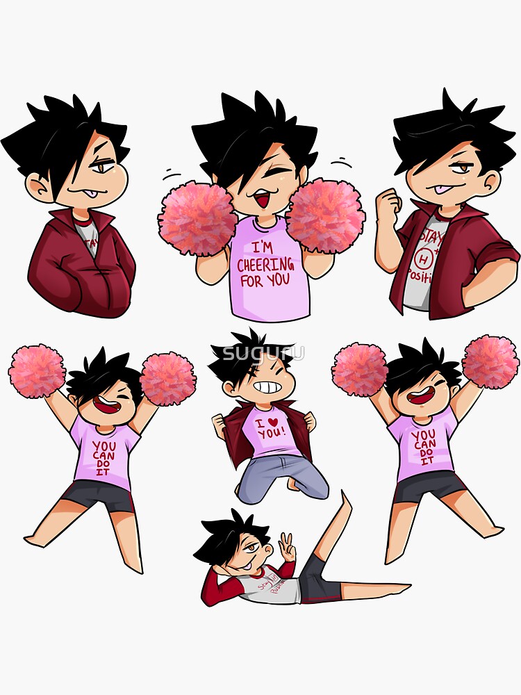 "motivational kuroos" Sticker by suguru | Redbubble