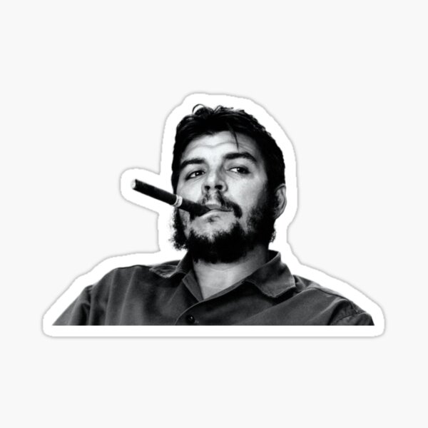 "Che Guevara smoking cigar" Sticker for Sale by BenjaminAshton | Redbubble