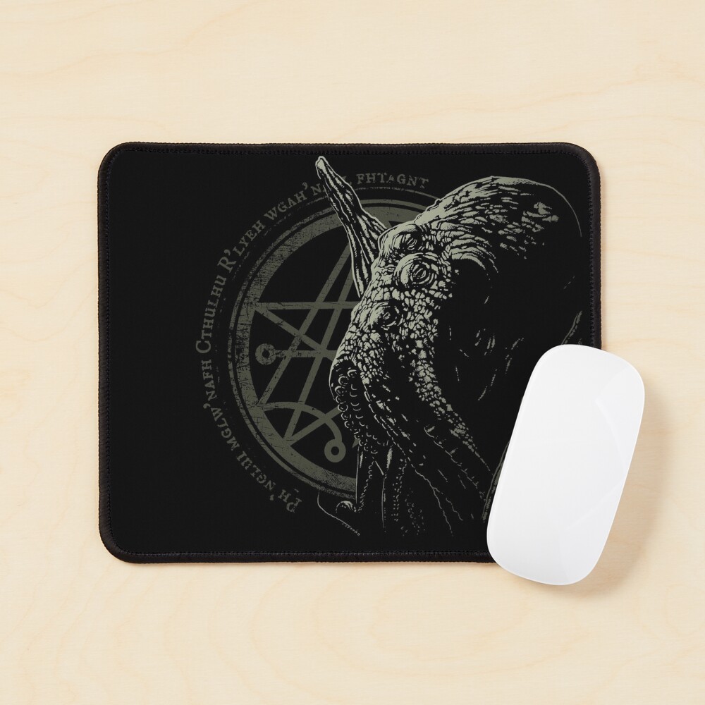 "Dread Cthulhu - Chant - Lovecraft " Mouse Pad for Sale by ...