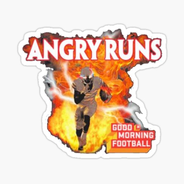 "Angry Runs" Sticker for Sale by TamaSteininger | Redbubble