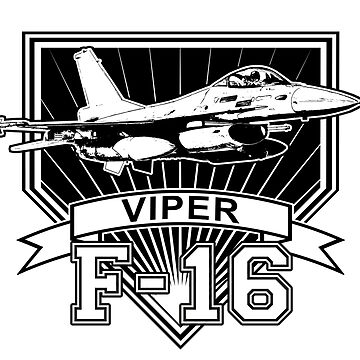 "F-16 Viper" Sticker for Sale by CoolCarVideos | Redbubble