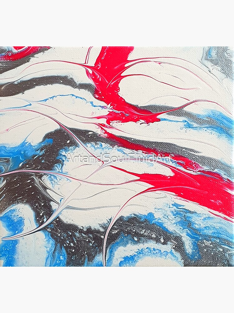 "Fish Pond Acrylic Fluid Art" Poster for Sale by ArtandSoulArt | Redbubble
