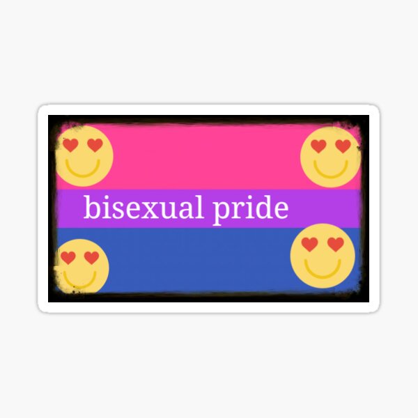 "bi pride " Sticker by Fictionette25 | Redbubble