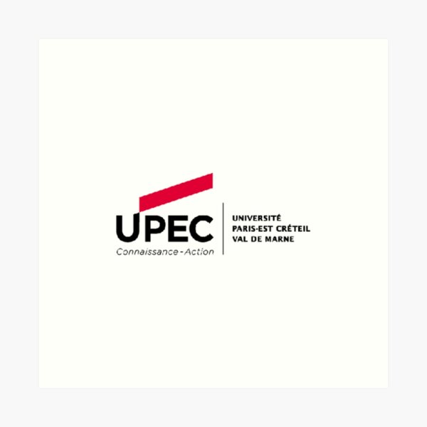 "UPEC_Universite_Paris_Est_Creteil" Art Print by trichoderma34 | Redbubble