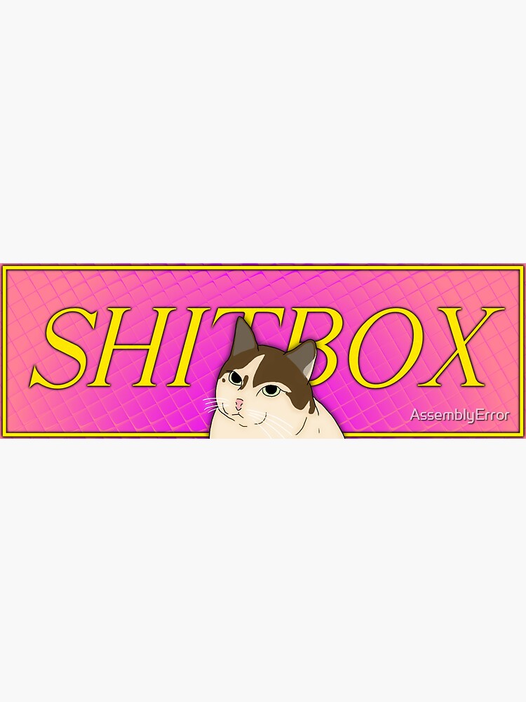 "Slap sticker - The Cat" Sticker for Sale by AssemblyError | Redbubble