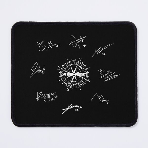 "ATEEZ MEMBERS SIGNATURE 2" Mouse Pad by Chaeyoung21 | Redbubble