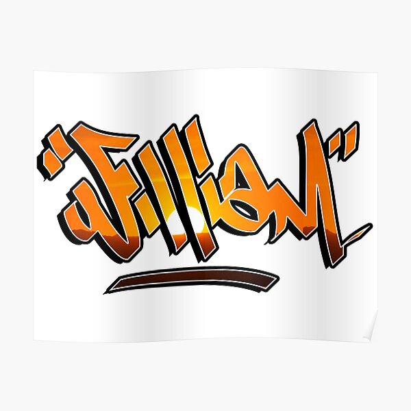 "William graffiti art Sunset Cap" Poster by MRWIGGLESRSC | Redbubble