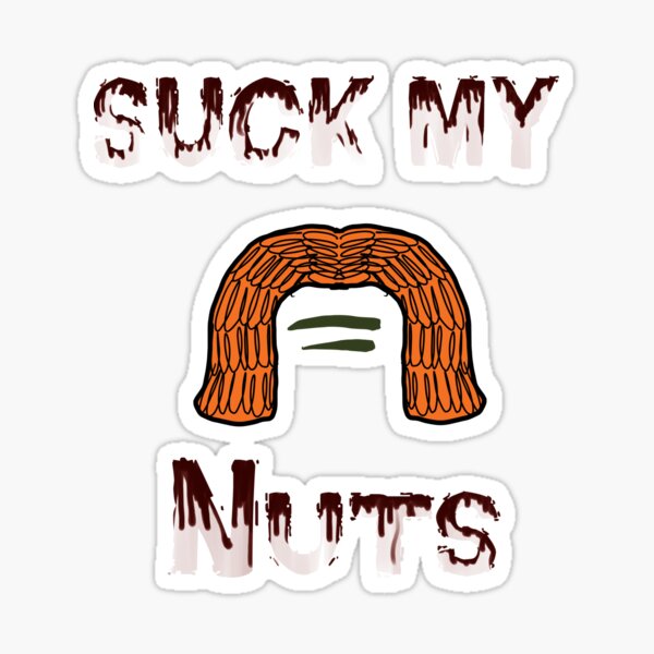 "Walking Dead Abe Suck My Nuts" Sticker for Sale by Oldskool0482 | Redbubble