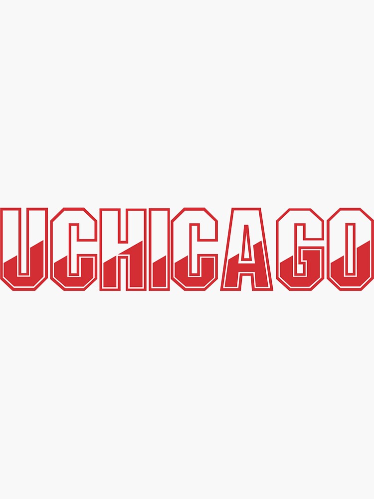 "Uchicago" Sticker by sorasicha | Redbubble