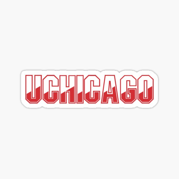 "Uchicago" Sticker by sorasicha | Redbubble