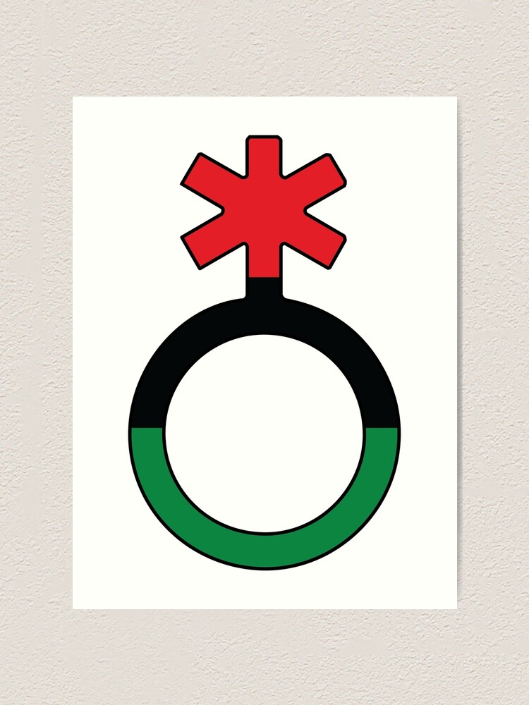"Pan-African Genderqueer Symbol" Art Print for Sale by jaelin-jones ...