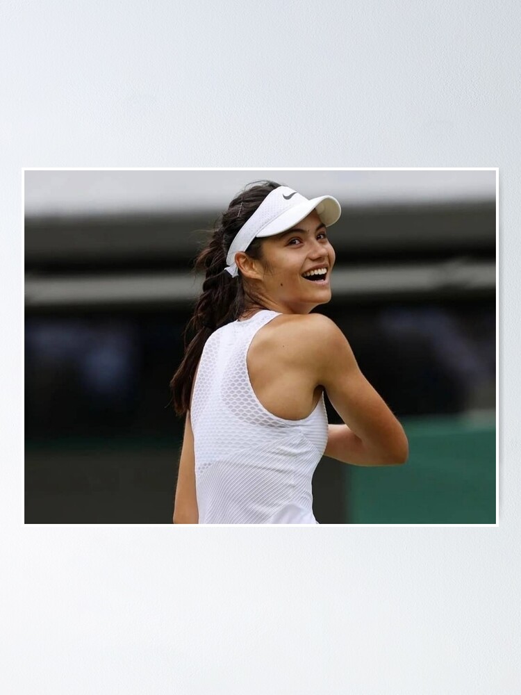 "Emma Raducanu" Poster for Sale by BookishAgnese | Redbubble