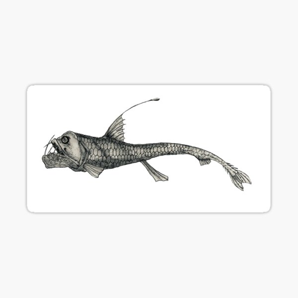 "Viperfish" Sticker for Sale by Zyng | Redbubble