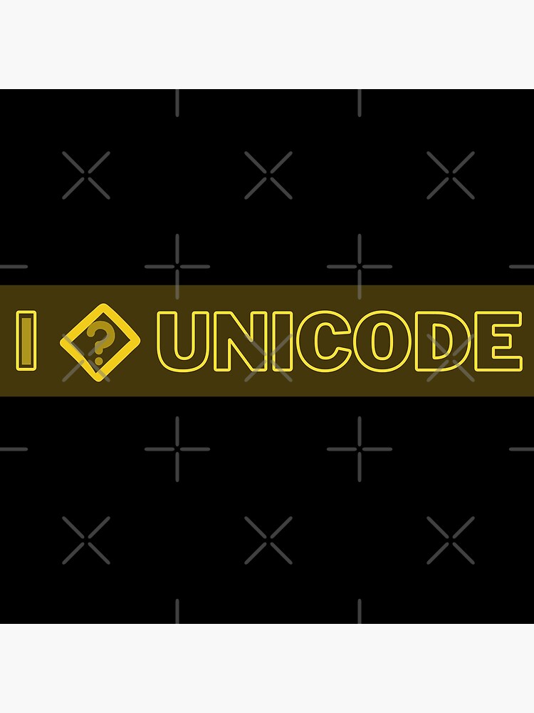 "I ? UNICODE" Poster for Sale by akgxdesigns | Redbubble