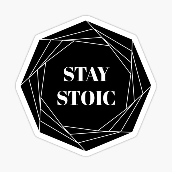 "Stay Stoic | Philosophy Gift | Stoicism" Sticker by StoicStreet ...