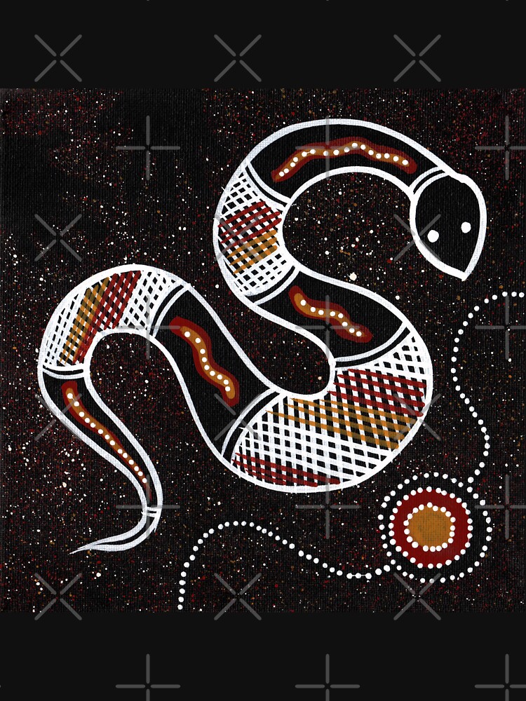 Authentic Aboriginal Art - Painting - Snake sold by Asa Clemenzi-allen ...