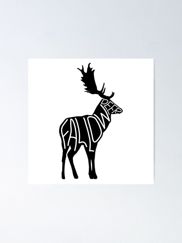 "Fallow Deer" Poster for Sale by thewildcall | Redbubble