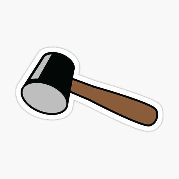 "Sledgehammer" Sticker for Sale by artpolitic | Redbubble