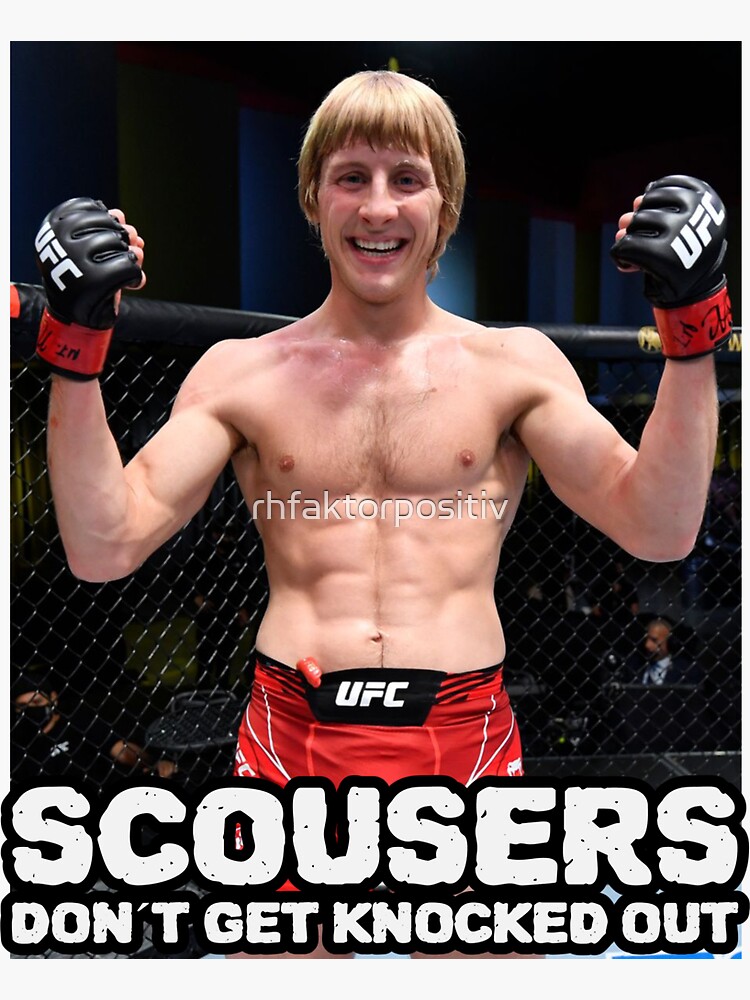 "Paddy "The Baddy" Pimblett - Scousers don't get knocked out" Sticker ...