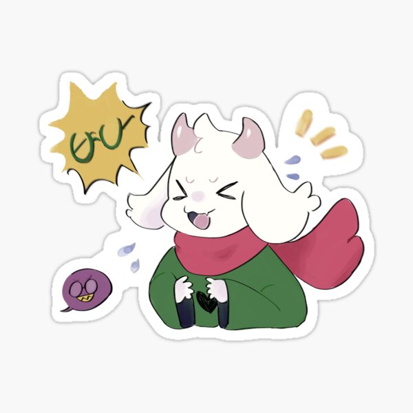 "Ralsei Deltarune" Sticker for Sale by Redrumym | Redbubble