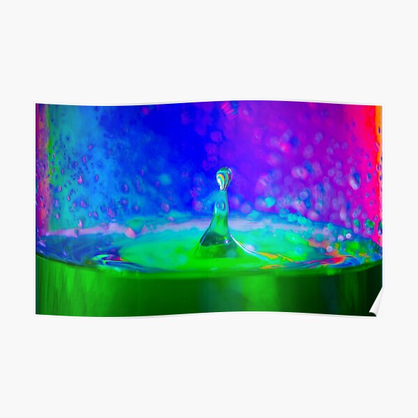 "Rainbow droplet" Poster by SpicyKezia | Redbubble