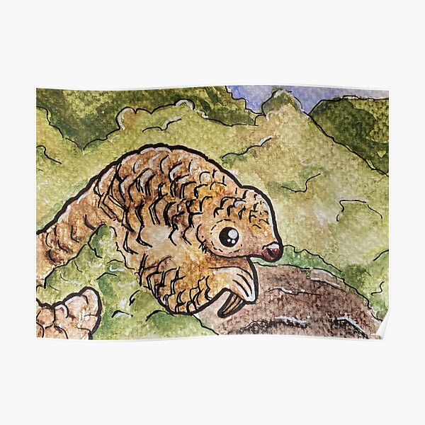 "The Pangolin" Poster for Sale by TheGridler | Redbubble