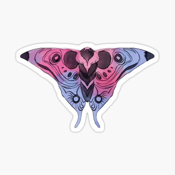 "The Last of Us Bi Pride Moth" Sticker for Sale by woomyhannah | Redbubble