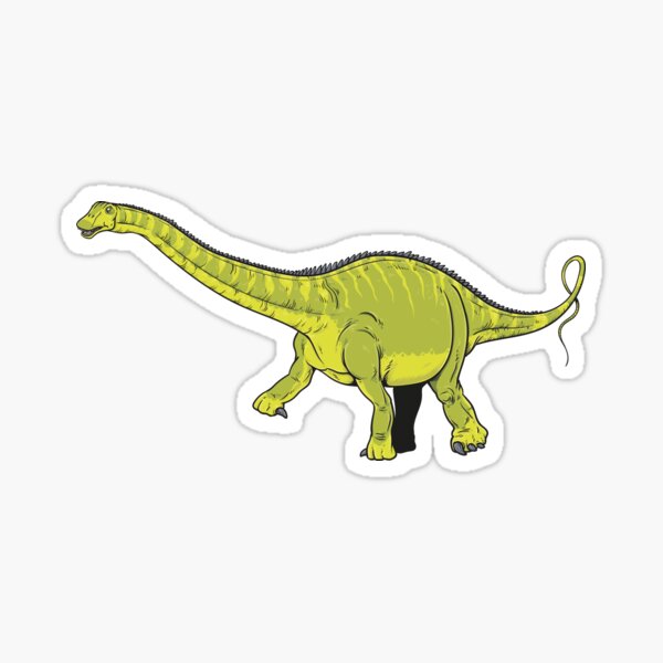 "Supersaurus - Paleobeasties 003A" Sticker for Sale by Paleobeasties ...