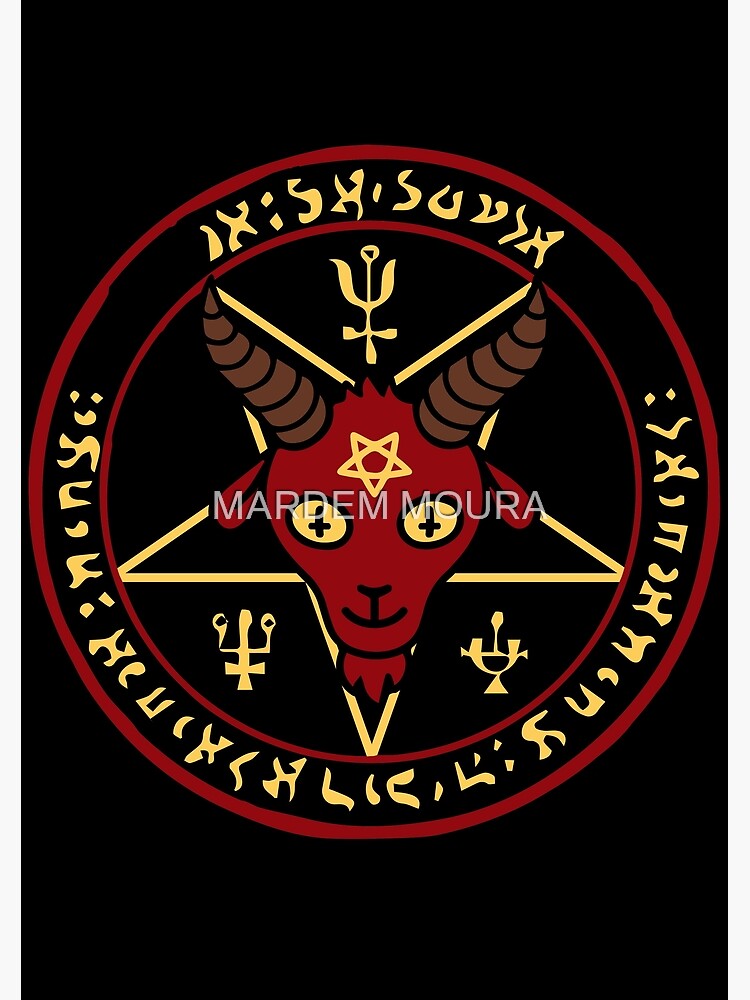 "CUTE DEMON GOAT" Poster for Sale by dinshoran | Redbubble