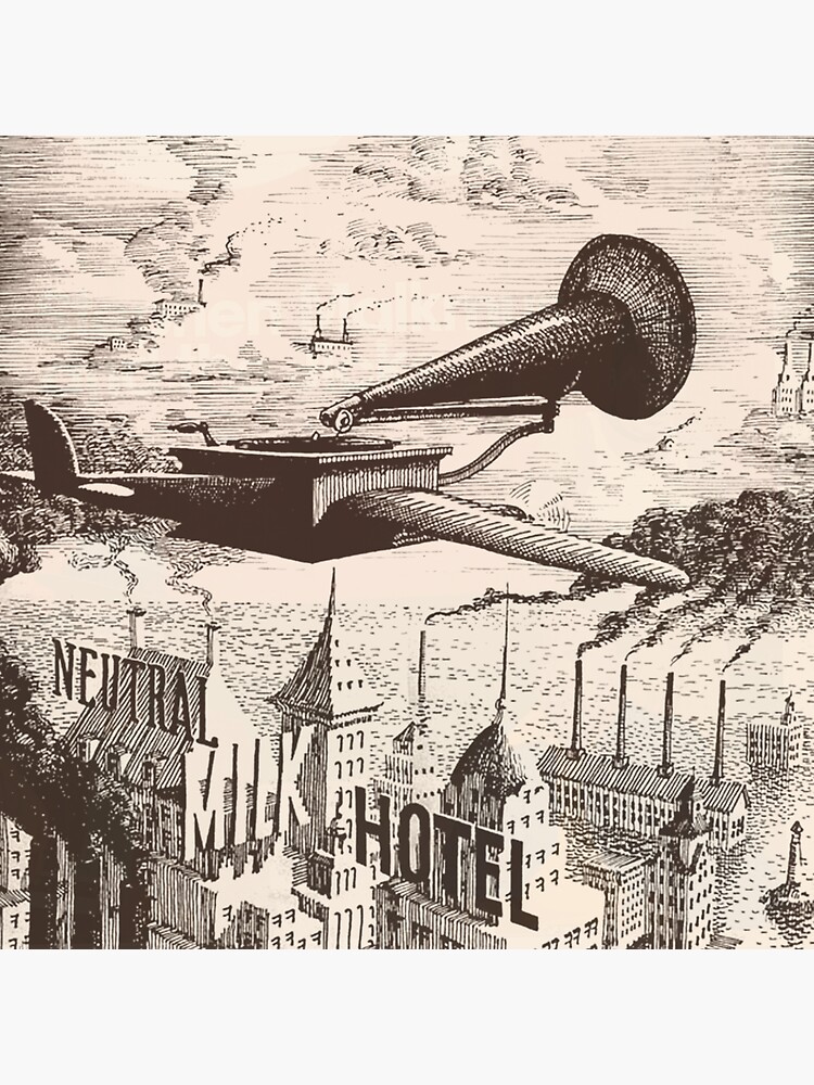 "Neutral Milk Hotel - Box Set Artwork" Sticker for Sale by nmhmerch ...