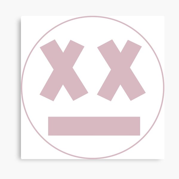 "Pink Game Over Face Circular Outline" Canvas Print for Sale by ...